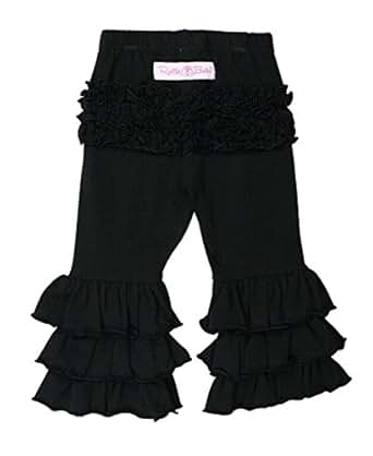 Amazon.com: RuffleButts Baby/Toddler Girls Stretchy Flare Pants w ...