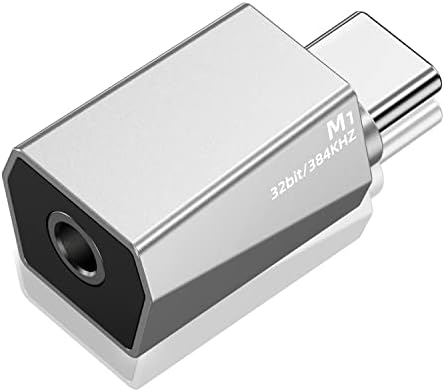USB C to 3.5mm Audio Adapter，USB C DAC-USB C Headphone Adapter Hi-Res ...