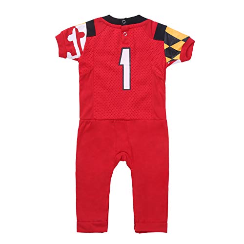 FAST ASLEEP NCAA Maryland Terrapins Boys Infant Football Uniform ...