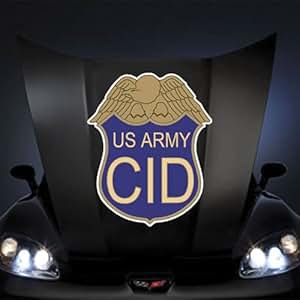 Amazon.com: US Army Badge CID Agent Badge 3 20" Huge Decal Sticker ...
