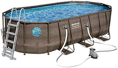 سعر Bestway 56716 Power Steel Swim Vista Series Oval-Shaped Pool Set فى مصر | بواسطة امازون مصر ...