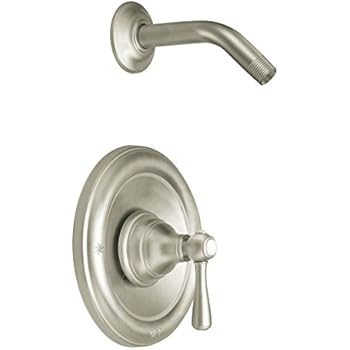 Moen T2112NHBN-2510 Kingsley Posi-Temp Shower Trim Kit with Valve, Brushed Nickel - Bathtub And ...