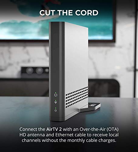 AirTV 2 Dual Tuner Local Channel Streamer for TVs & Mobile Devices, DVR ...