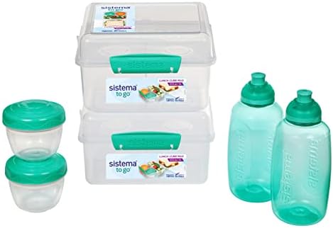 Sistema Lunch Containers Bento Box with Condiment and Sandwich ...