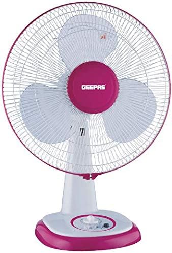 Geepas Table Fan With Copper Motor Whisper Quiet And Wide Angle ...