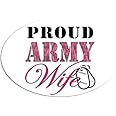 Amazon.com - LPF USA Oval Proud Army Wife Magnetic Sticker (Military Wives)