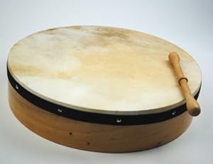 Amazon.com: ProKussion 16 Inch Traditional Irish Bodhrán (Drum) and ...