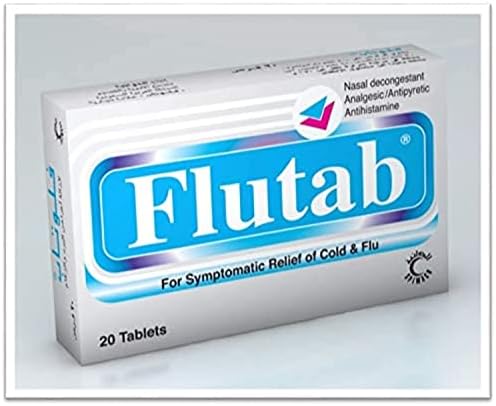 FLUTAB For Cold and Flu 20 Film Coated Tablets price in UAE | Amazon ...