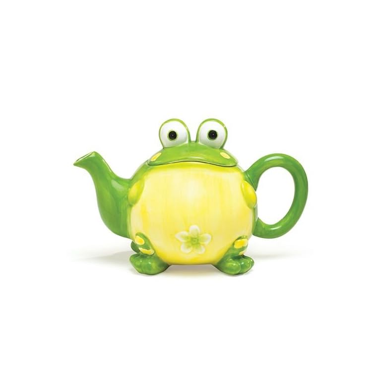 Adorable Toby the Toad/Frog Teapot - Alice-in-Wonderland.net shop