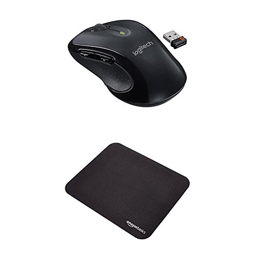 Logitech M510 Wireless Mouse and Mini Gaming Mouse Pad, Black (Color ...