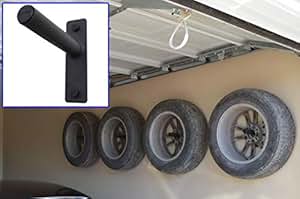 FH-4WH Flush Wheel hangers set - Wall mount tire rack alternative ...