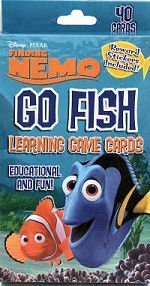 Amazon.com: FINDING NEMO Go Fish Learning Game Cards with Reward ...