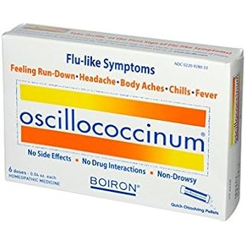 Amazon.com: Boiron Oscillococcinum, 0.04 Ounce, 6 Doses (Pack of 2 ...