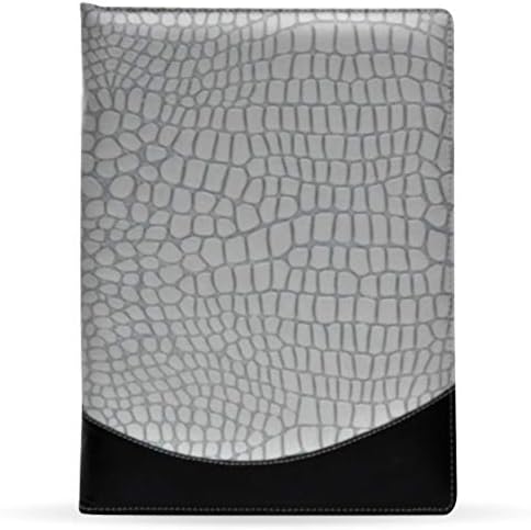 FIS Executive Folder Italian PU Cover with Zipper, Writing Pad, Ivory ...