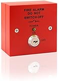 Fire Alarm Spur 230V Mains Isolator Key Switch Fused to BS5839 - Red ...