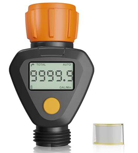 CRILEAL Water Flow Meter, RV Water Hose Meter with Standard 3/4" Hose ...