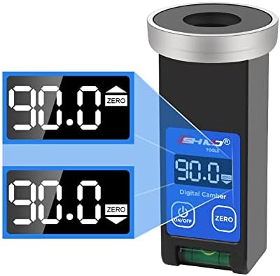 Camber Gauge Digital Wheel Alignment Tool -90° to +90° Wide Range Wheel ...