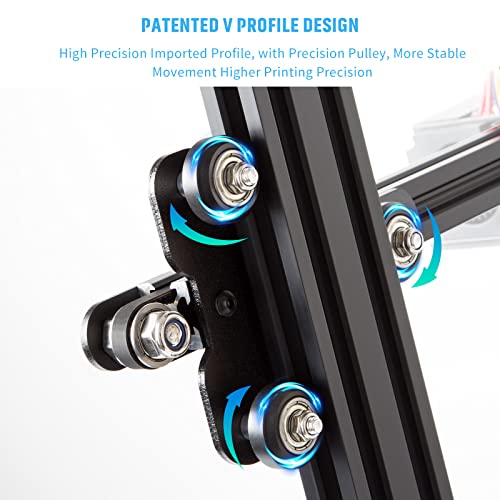 Creality 3D CR-10 Large FDM 3D Printer All Metal Frame 12x12x15.5 Inch ...