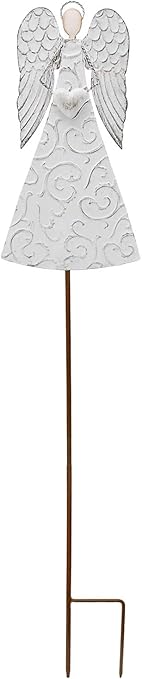 Decorative Metal Angel Garden Stake, Angel Yard Stake for Home Outdoor ...