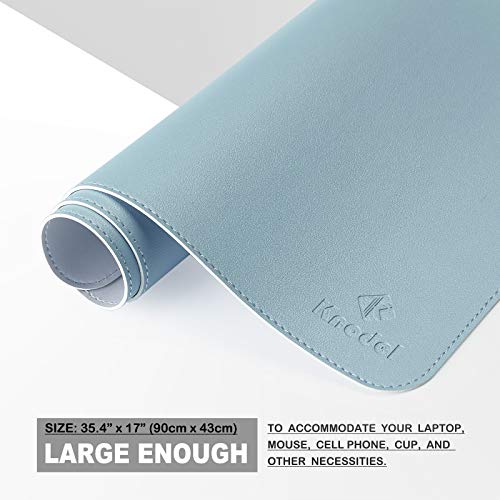 Knodel Desk Mat, Dual-Sided Office Desk Pad, Waterproof Desk Mat for ...