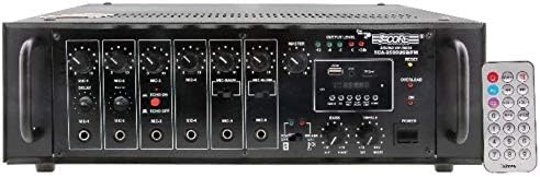 5 Core sound power amplifier 2500 watt USB Microphone with echo ...