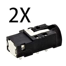 Amazon.com: 2x Replacement 3.5mm Headphone Jack Port Socket for ...
