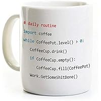 Amazon.com: Python Programmer Coffee Mug - Software Developer Gift - Computer Science : Handmade ...