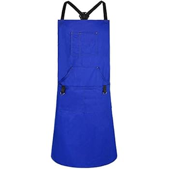 Welding Apron Bib Style 38" X 30" Aluminized Heat Resistant Apron Flame ...