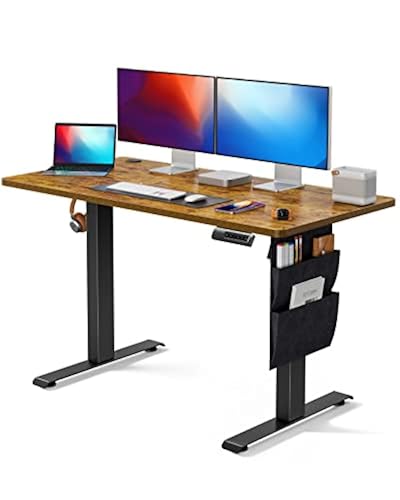 Marsail Standing Desk Adjustable Height, 48x24 Inch Electric Standing ...