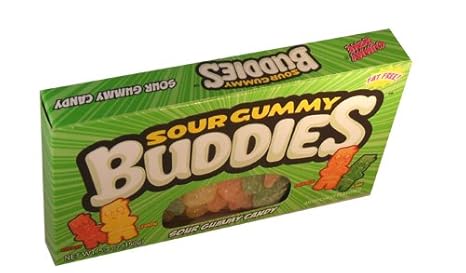 Amazon.com : Gummy Zone Gummy Buddies Sour Gummy Candy 5.3 Ounce ...