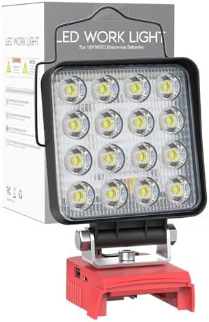Mtiolhig LED Work Light for Milwaukee m18 Battery, 29W 2900Lumens ...