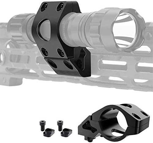 WindFire M-LOK Rail Mount 45 Degree Side 1″ Flashlight Mount for AR ...