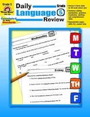 Daily Language Review, Grade 5 Common Core Edition Book Review and ...
