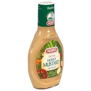 Amazon.com : Henri's Fat Free Honey Mustard Dressing, 16-Ounce (Pack of ...