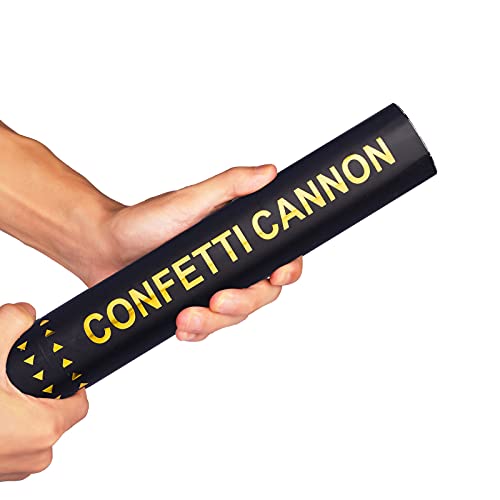 HICONFETTI 4 Pack Gold Confetti Cannons for Indoor/Outdoor Celebration ...