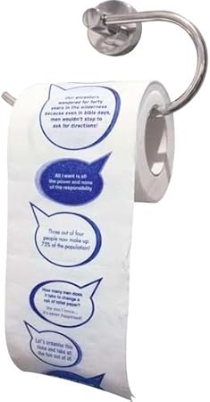 Loo Laughs Toilet Roll Funny Jokes Gift - Gift Boxed: Amazon.co.uk ...