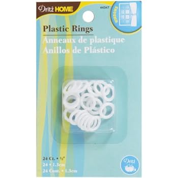 Amazon.com: Susan Bates Plastic Bone Rings, 1/2-Inch, 30 Per Package ...