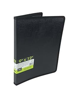 Filexec Products Art Presentation Book, 9"x12", 24Page/48 Views (93130 ...