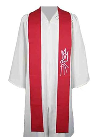 Amazon.com: IvyRobes Descending Dove Confirmation Stoles: Clothing