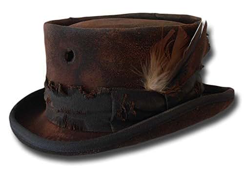 Amazon.com: Western Desert Rat Top Hat Desperado Dusty: Handmade