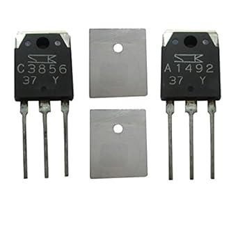 1 Pair of 2SC3856 + 2SA1492 NPN+PNP Audio Power Amplifier Transistor ...