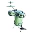 Traps Drums A400 Portable Acoustic Drum Set: Amazon.co.uk: Musical ...