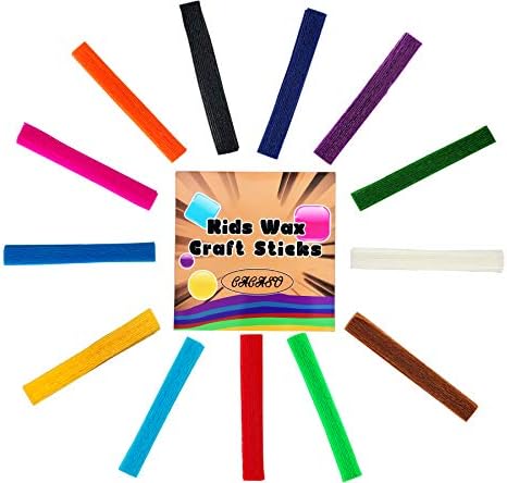 Wikki Stix Bulk 600 Pieces Wax Craft Sticks Flexible Wax Yarn Sticks ...