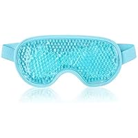 NEWGO Cooling Eye Mask Cold Eye Ice Pack for Puffy Eyes, Gel Eye Mask ...