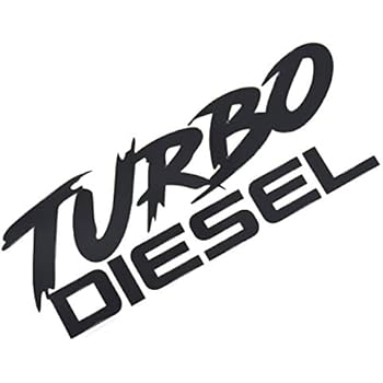 Amazon.com: WickedGoodz Black Diesel Vinyl Window Decal - Diesel Bumper ...
