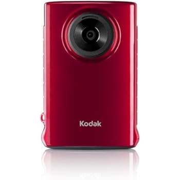Amazon.com : Kodak Mini Video Camera with SD Card (Red) : Flash Memory ...