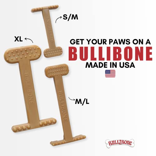 Bullibone Nylon Dog Chew Toy Nylon Bone - Improves Dental Hygiene, Easy ...