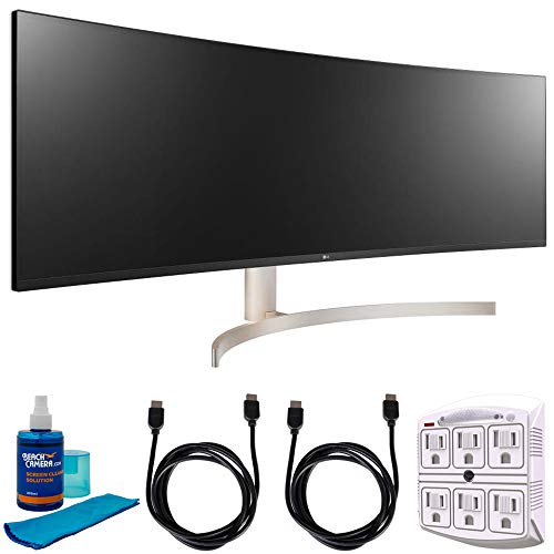 LG 49WL95C-W 49-inch Class 32:9 UltraWide Dual QHD IPS Curved LED ...