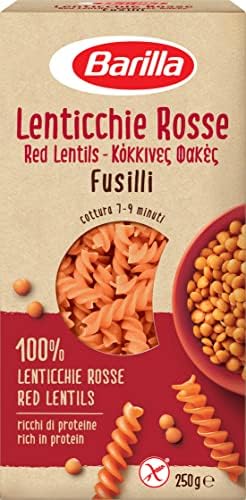 Barilla Fusilli Red Lentil, 250 g (Pack of 1) price in UAE | Amazon UAE ...
