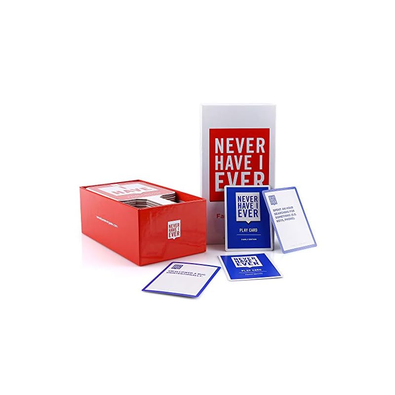 Never Have I Ever Family Edition Card Games - Fun Family Party Games ...